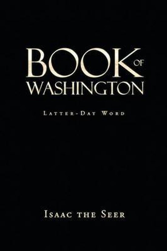 Book of Washington, Isaac The Seer | 9781682890844 | Boeken | bol
