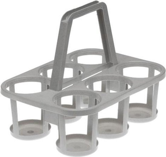 Flessendrager 6x1,5 L 34x26x28 Grijs Keeeper Ok 10184 | bol