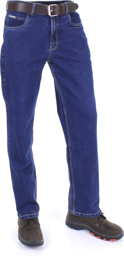 Brams Paris - Heren Jeans - Lengte 34 - Stretch - Burt - Dark Denim | bol