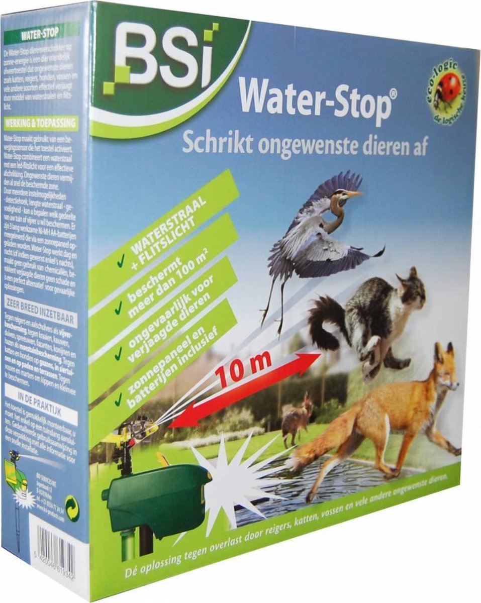 BSI - Water-Stop met Sprinkler Technologie en flitslicht - Beschermen ...