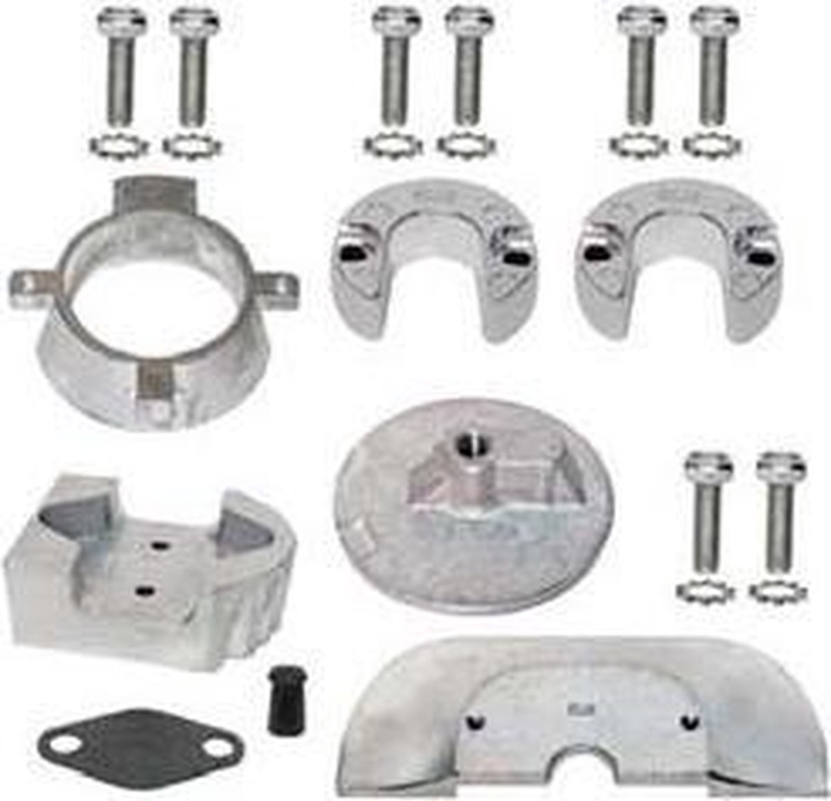 Aftermarket Mercruiser Aluminium Anode Kit for Sterndrives Alpha One ...