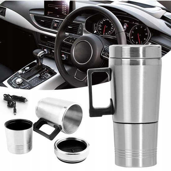Thermosbeker Auto 300ml - Lekvrij & Antislip - Ideaal voor Koffie ...
