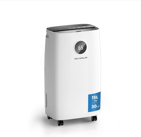 Krachtige Luchtontvochtiger voor Grote Ruimtes - 15L per dag - Stille ...