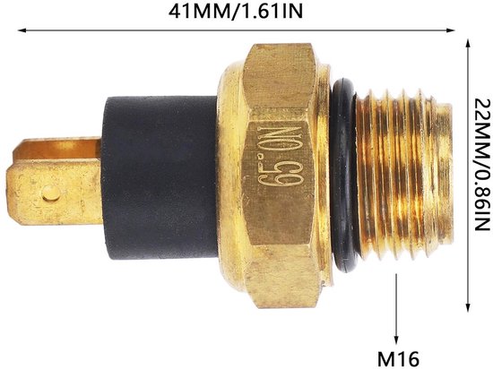 Radiateursensor M16 - Temperatuursensor Koelventilator voor Quad ...