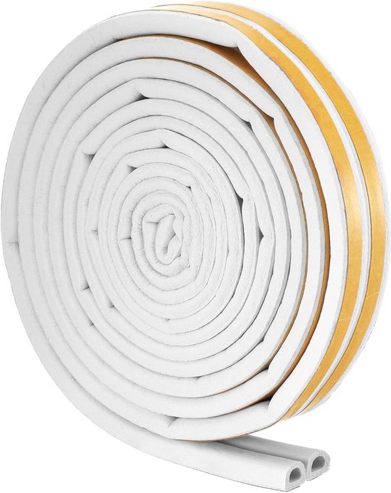 2x Zelfklevende Tochtstrip voor Deur en Raam - 6 Meter Weerstrip voor ...