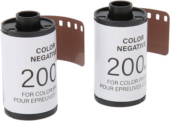 35mm Kleurenfilm ISO 200 - 2 Rollen Type 135 Negatief Film voor ...