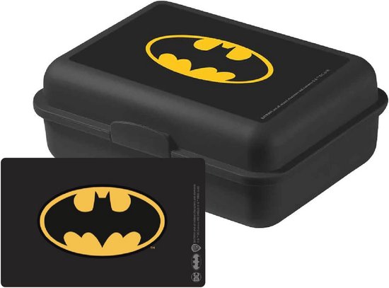 Lunchbox met Batman Logo - Ideaal voor Snacks en Broodjes | bol