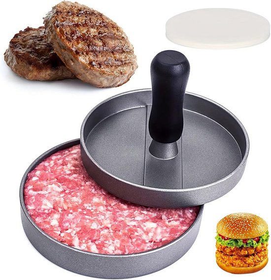 Hamburgerpers van Roestvrij Staal voor Perfecte Burgers | bol
