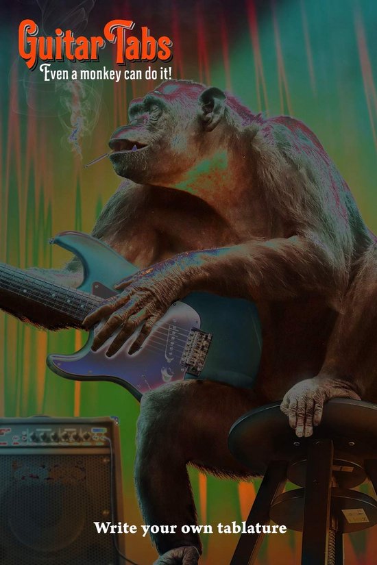 Blanco Gitaartablatuur Notitieboek - Eigen Muziek Noteren | bol