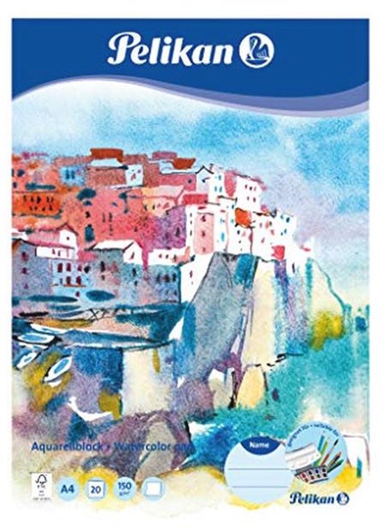 Watercolor Painting Block A4 - 20 Sheets for Art and Creativity | bol