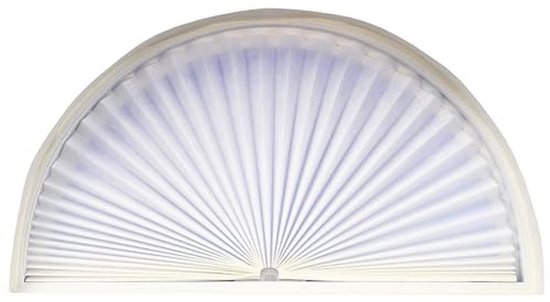 Translucent Pleated Blind with Tool-Free Installation for Semicircular ...