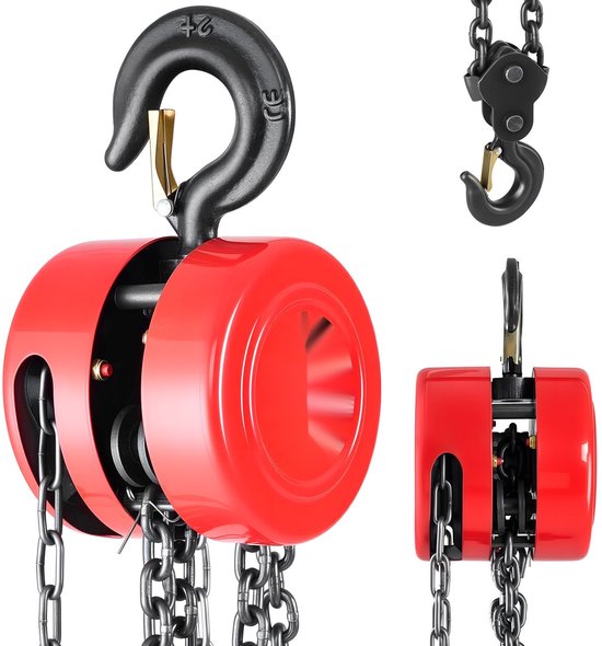 Handkettingtakel - Kettingtakel - 2 Ton Capaciteit - 3 m Hefhoogte ...