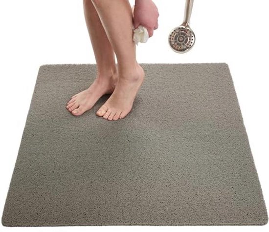 Extra grote antislip douchemat - Zachte PVC vierkante badmat voor ...