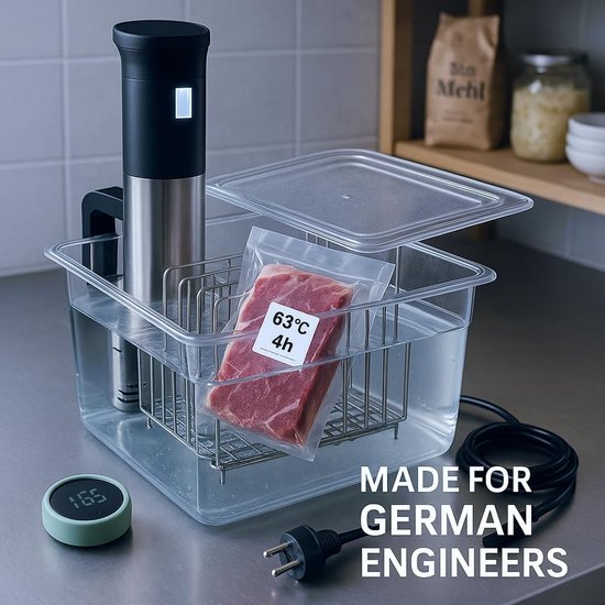 Sous Vide Machines Container 12L met Deksel - Rack en Compleet Sous ...