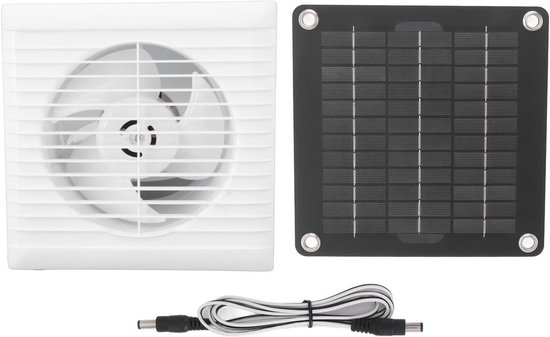 Solar Powered Exhaust Fan - IP67 - Waterproof 6 Inch - 10W - 12V ...