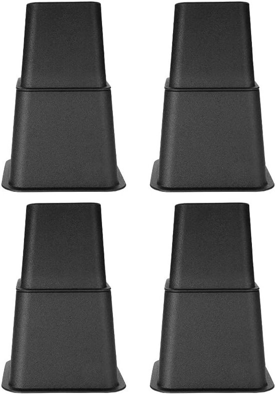 Bed raiser - Meubelvoeten - Verstelbare 8 Stuks - 4 x 5" + 4 x 3 ...