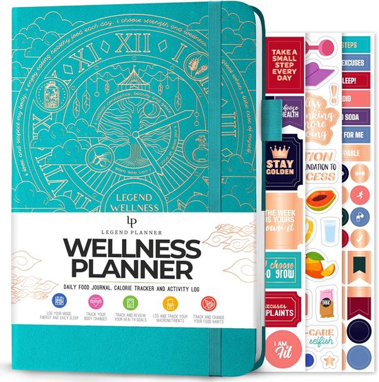 Gezondheidsplanner en Voedingsdagboek voor 6 Maanden met Oefening en ...