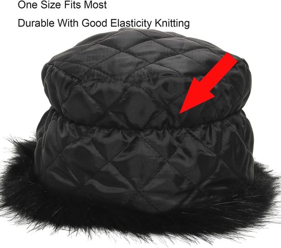 Bonnet de fourrure doux et chaud pour femmes - Bonnet d'hiver en fausse ...
