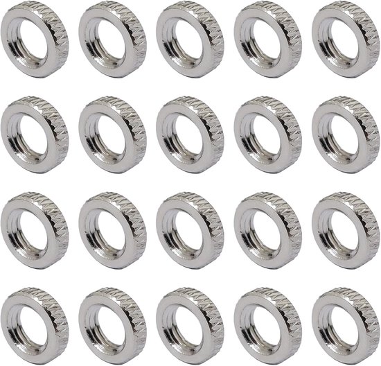 20x Presta Valve Cylinder Lock Ring Nuts - Presta Valve Core Lock Ring ...