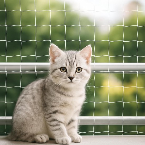 Gsedaox- Kattennet- 3×4m Katten Balkonnet- Veiligheidsnet voor ...