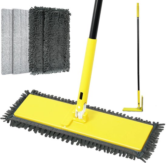 Dweil met Sprayfunctie en Herbruikbare Microvezeldoek voor Grondige ...