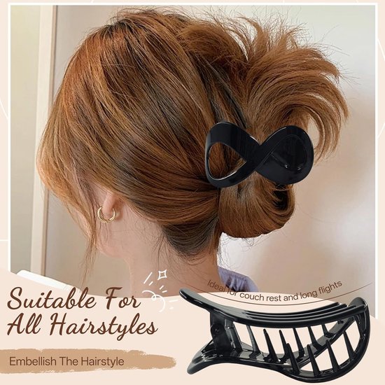 Set van 3 Platte Haarclips Dames - Sterke Houdgreep voor Dik en Dun ...