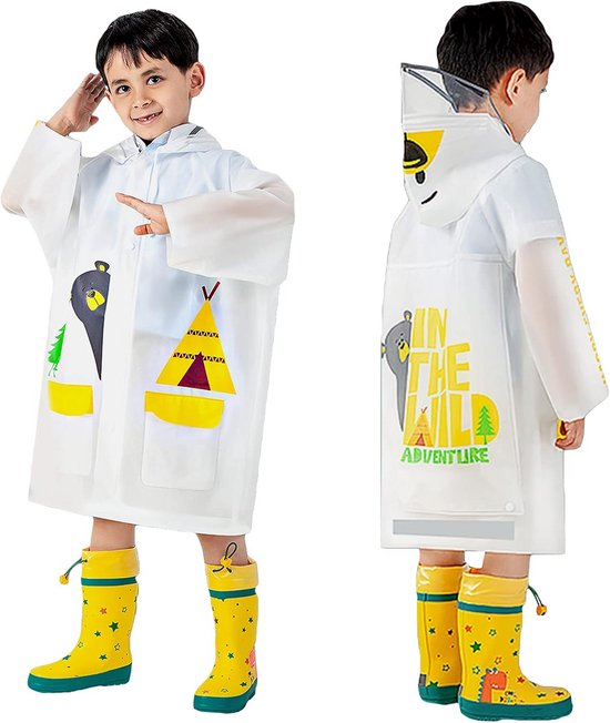 Waterdicht Kinder Regenpak met Capuchon voor Jongens & Meisjes - Buiten ...