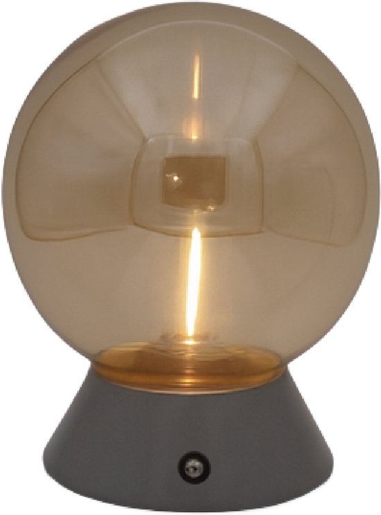 Luxus - Tafellamp Touch - Nora - Zilver - 19cm - Tafellamp Slaapkamer ...