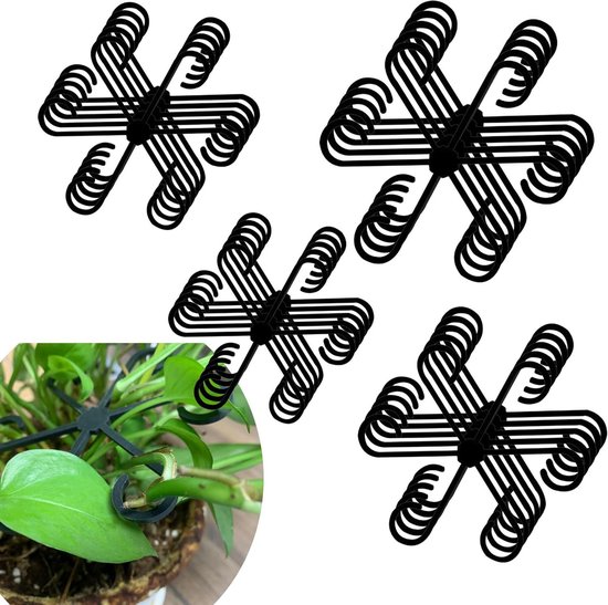 Allecta - Set van 20 herbruikbare steunringen voor tuinplanten met 4 ...