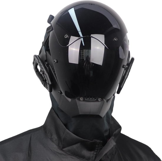 Punk Gothic Helm Masker voor Sci-Fi Halloween Cosplay en Muziek ...