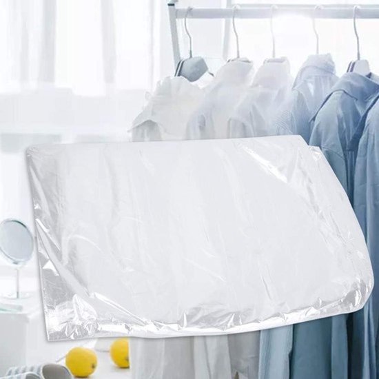KARZO - Transparante plastic stofhoezen voor kleding van 60x120 cm ...