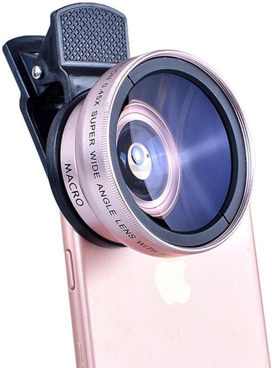 2 in 1 Fisheye Lens Clip - HD Macro Fisheye Lens - Clip on Wide Angle ...