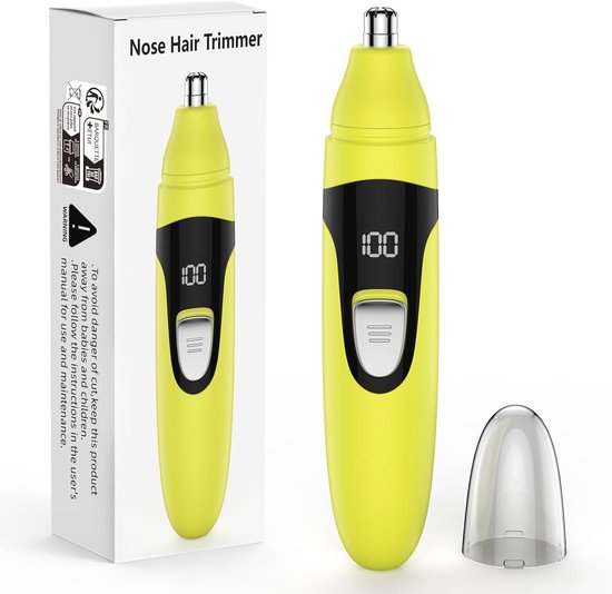 Draadloze Neushaartrimmer - Pijnloze Trimmer voor Oren en Neus met ...