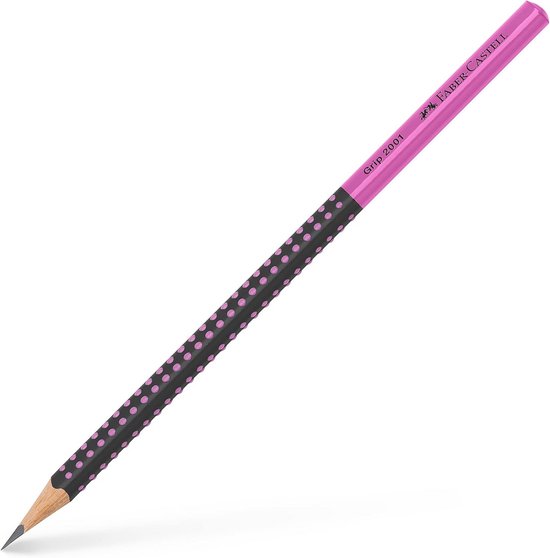 Potlood Grip 2001 Two Tone HB - Ergonomisch Zwart-Roze | bol