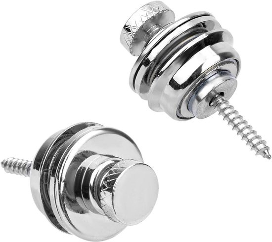 Gitaarband Slot Set, Metaal Knop Eenvoudig Installeren Accessoires ...