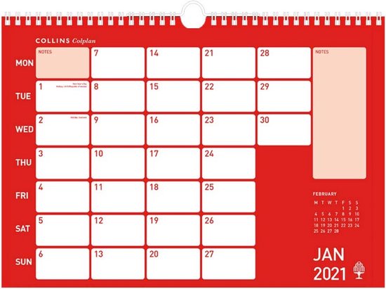 Memo Kalender A4 per Jaar Overzichtelijk Planbord | bol