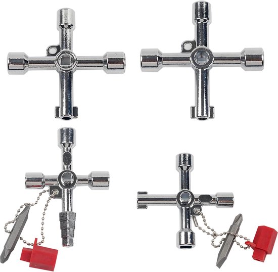 Cross Wrenches - 2 Stuks - 4-Edge Wrenches - Multi-Purpose Torque ...