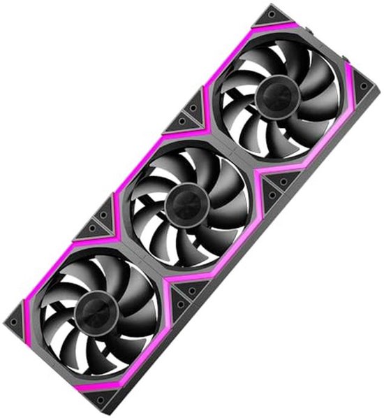 RGB PC Ventilator Set van 3 - 120 mm, 2000 RPM, ARGB & PWM voor Gaming ...