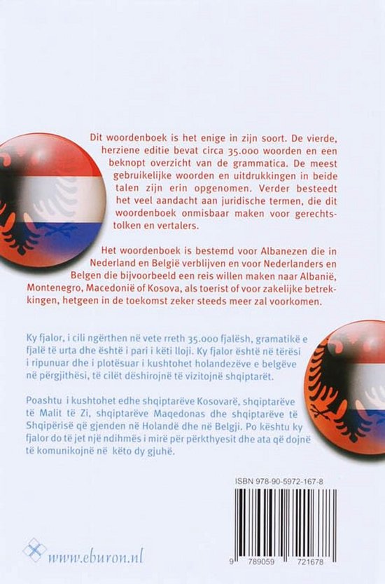 Albanees-Nederlands Woordenboek - Nederlands-Albanees Fjalor ...