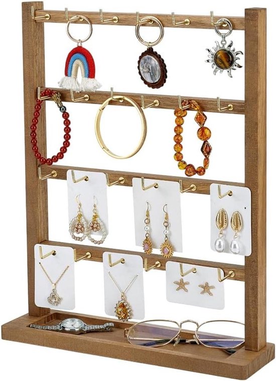 Allecta - Sieraden Display Stand voor Leveranciers | Houten Organizer ...