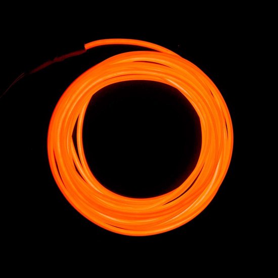 Flexibele Neon EL-Draad Lichtkabel 5 Meter - Gloeiend Decoratie voor ...