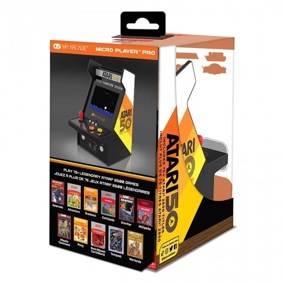 My Arcade - Micro Player Pro Atari 50th Anniversary (100 Games in 1) | bol