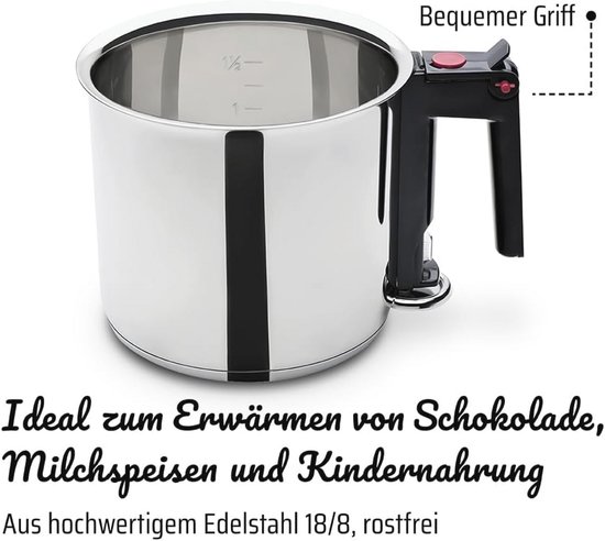 Simmertopf Waterbadkoker 1,5L - Roestvrij Staal - 16 cm - Vultrechter ...