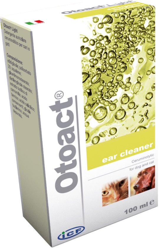Otoact Oorreiniger - Voor hond & kat - 100 ml | bol