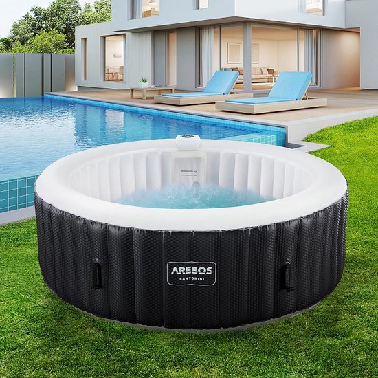 Luxe Opblaasbare Jacuzzi met LED Verlichting – 6 Personen – 130 ...
