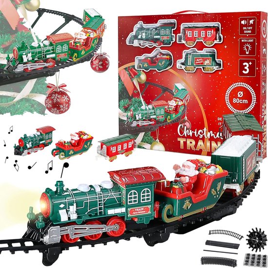 Train de Noël électrique - Train de Noël électrique - Train autour du ...