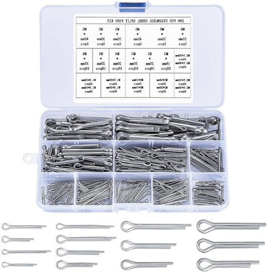 Splinten Assortiment - Veiligheidsspelden, Carrosserieclips, Clipsets ...