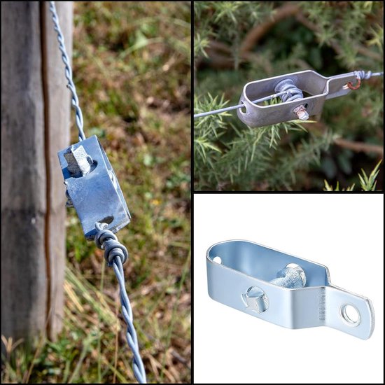 Verzinkte draadspanners voor gaashek - 10 stuks - Tuin, wildafsluiting ...