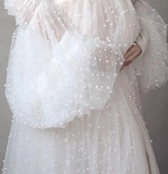 Ronte - Witte tule stof per meter voor kleding en decoratie - 100 cm x ...