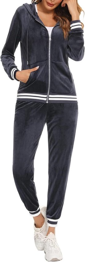 Dames Nicki Huispak 2-delig met Capuchon - Winter & Herfst | Jas ...